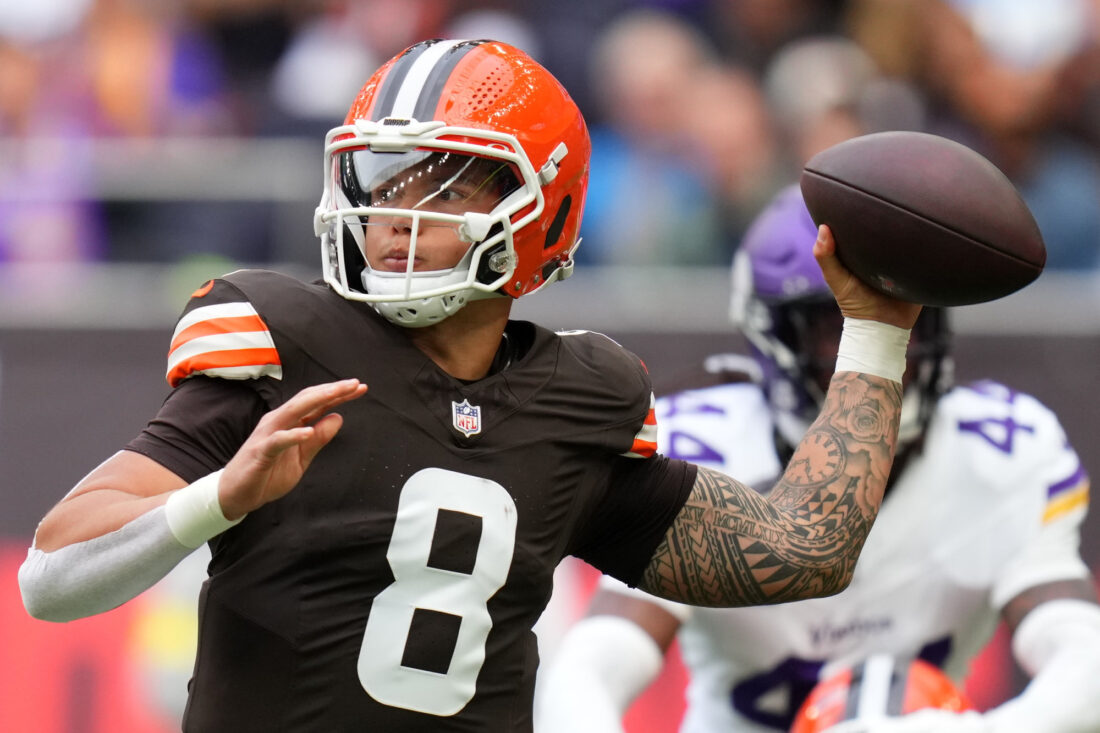 Browns QB Gabriel: ‘No moral victories’ after losing in 1st start ...
